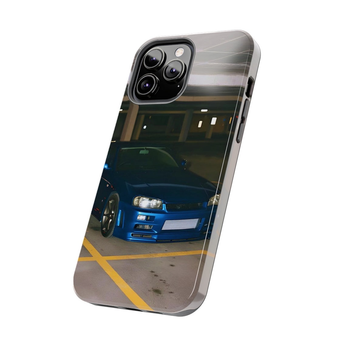 Nissan GTR iPhone Case, Blue R34 Gt-r Skyline Car Phone Case, Nissan ...