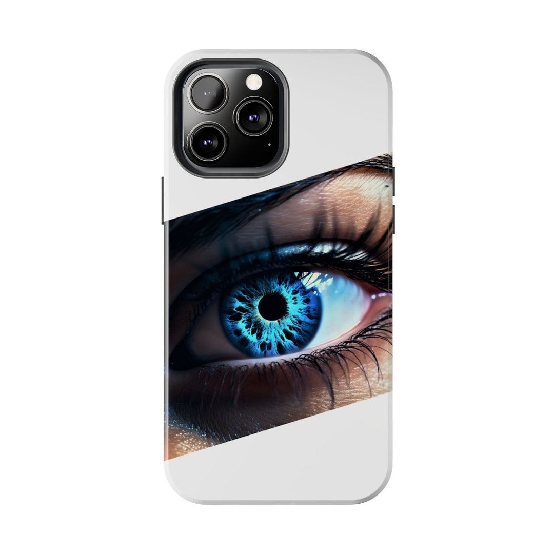 Blue Eye iPhone Case Blue Eye Aesthetic Women's Eye Custom Phone Case ...