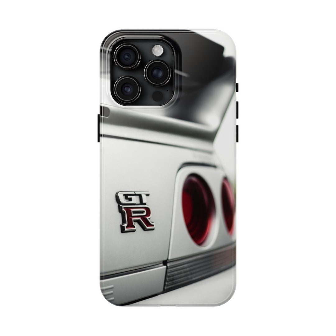 Nissan GTR iPhone Case, White R34 Gt-r Skyline JDM Phone Case, GTR ...