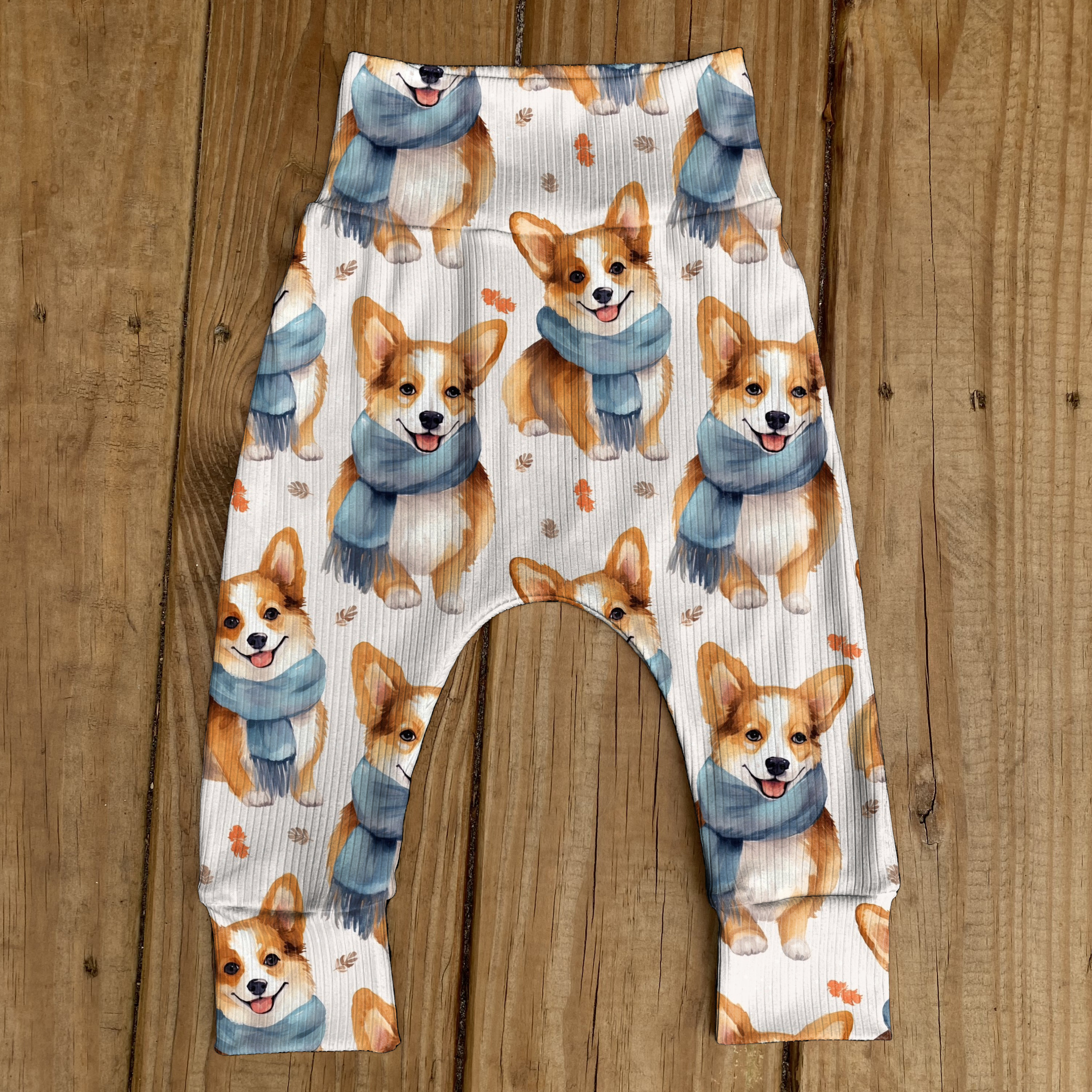 Winter Corgi Scarf Seamless Pattern, Scarves Seamless Pattern, Dog ...