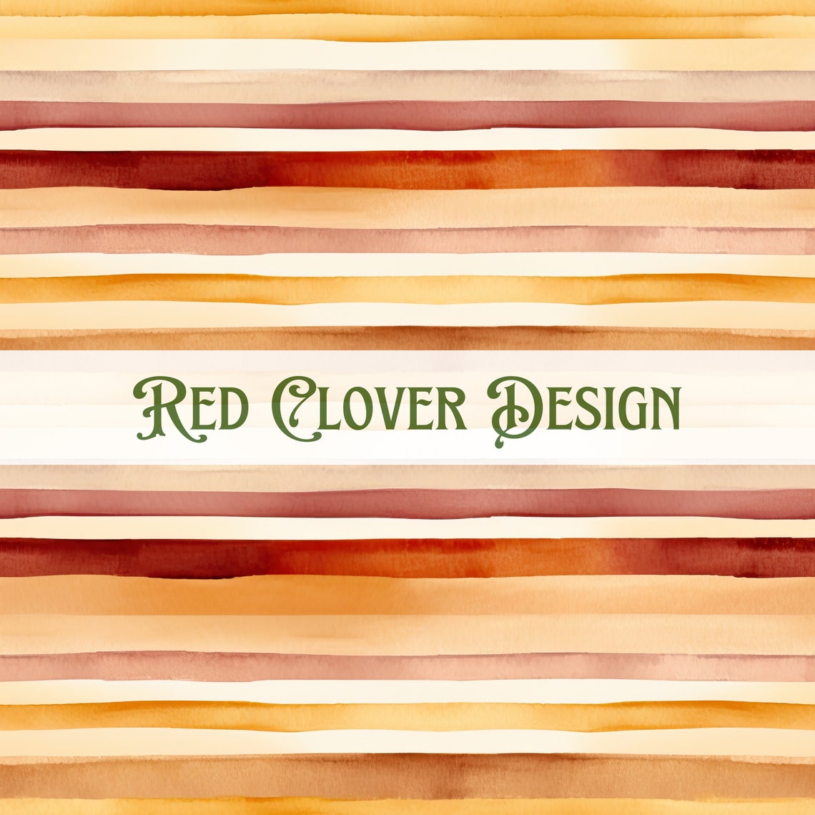 Autumn Stripes Seamless Pattern, Fall Seamless Pattern, Orange Brown ...