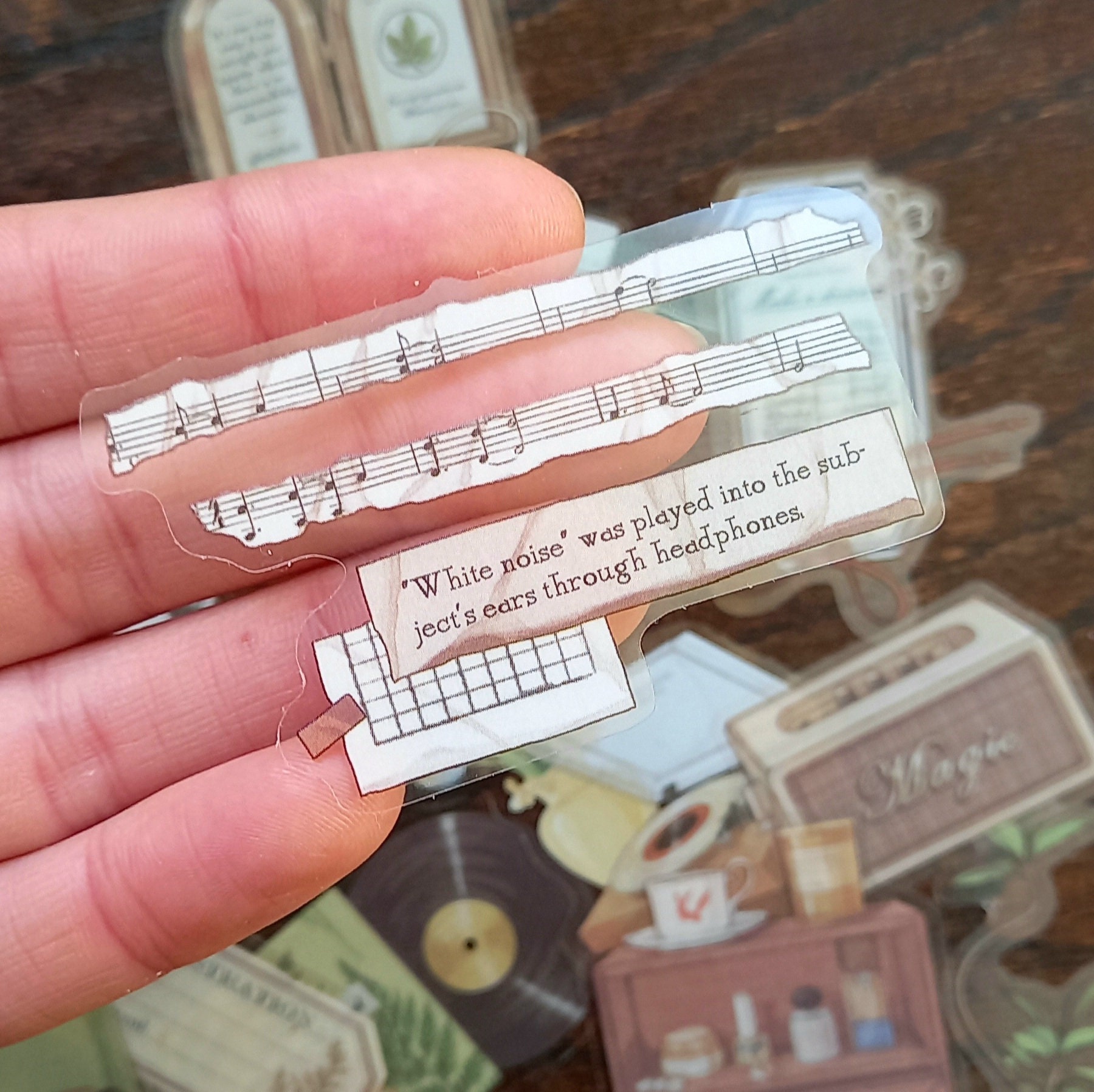 20 Vintage Music Stickers. 70s Retro Sticker Set, Records, Chairs ...