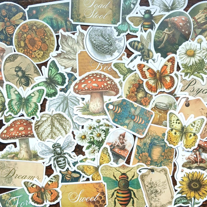 Nature Stickers - Etsy