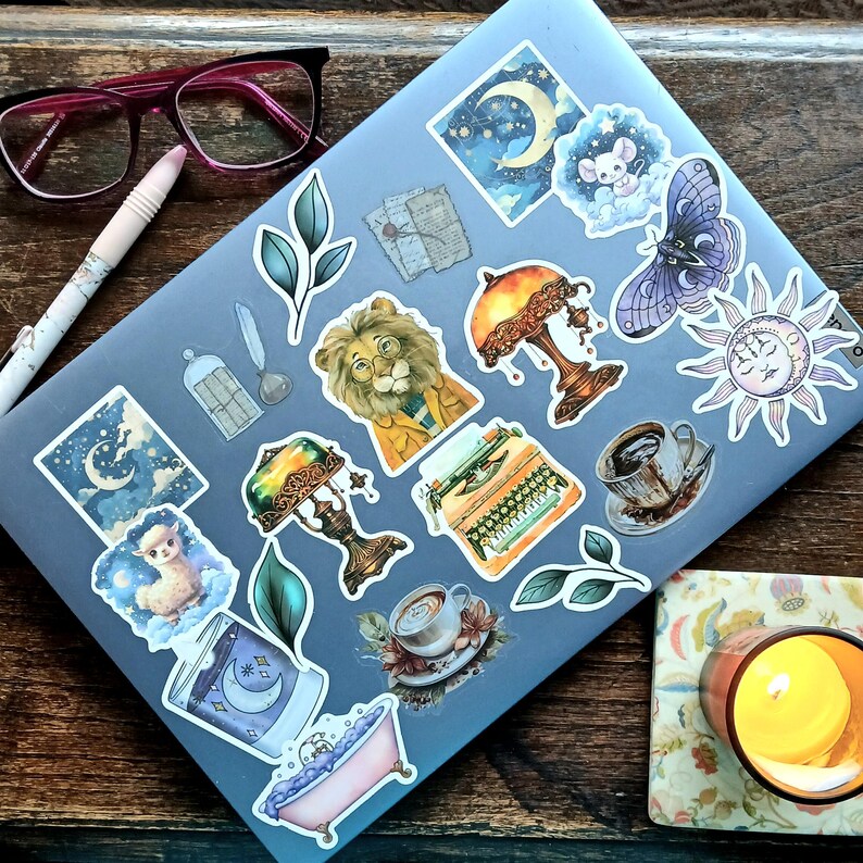 20 Night Sky Animal Stickers, Waterproof, Laptop and Kindle Decals - Etsy