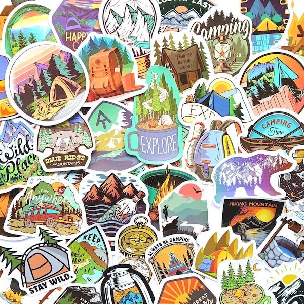 Mountain Sticker - Etsy