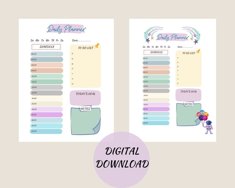 Kids Daily Journal Printable | Journal for Kids | Diary for Children ...