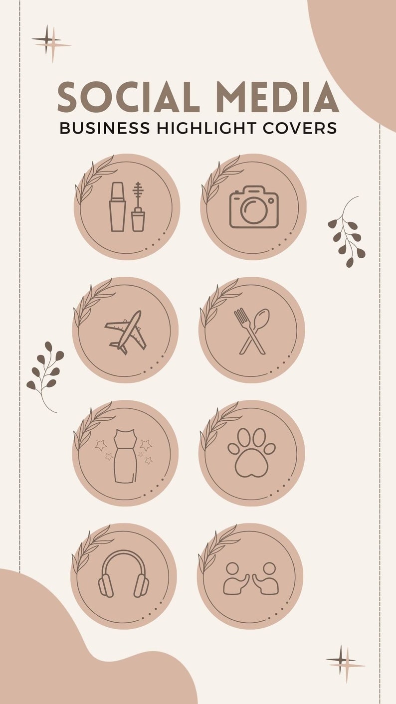 Insta Highlight Covers, Story Icons, Style Vintage,minimalist Business ...
