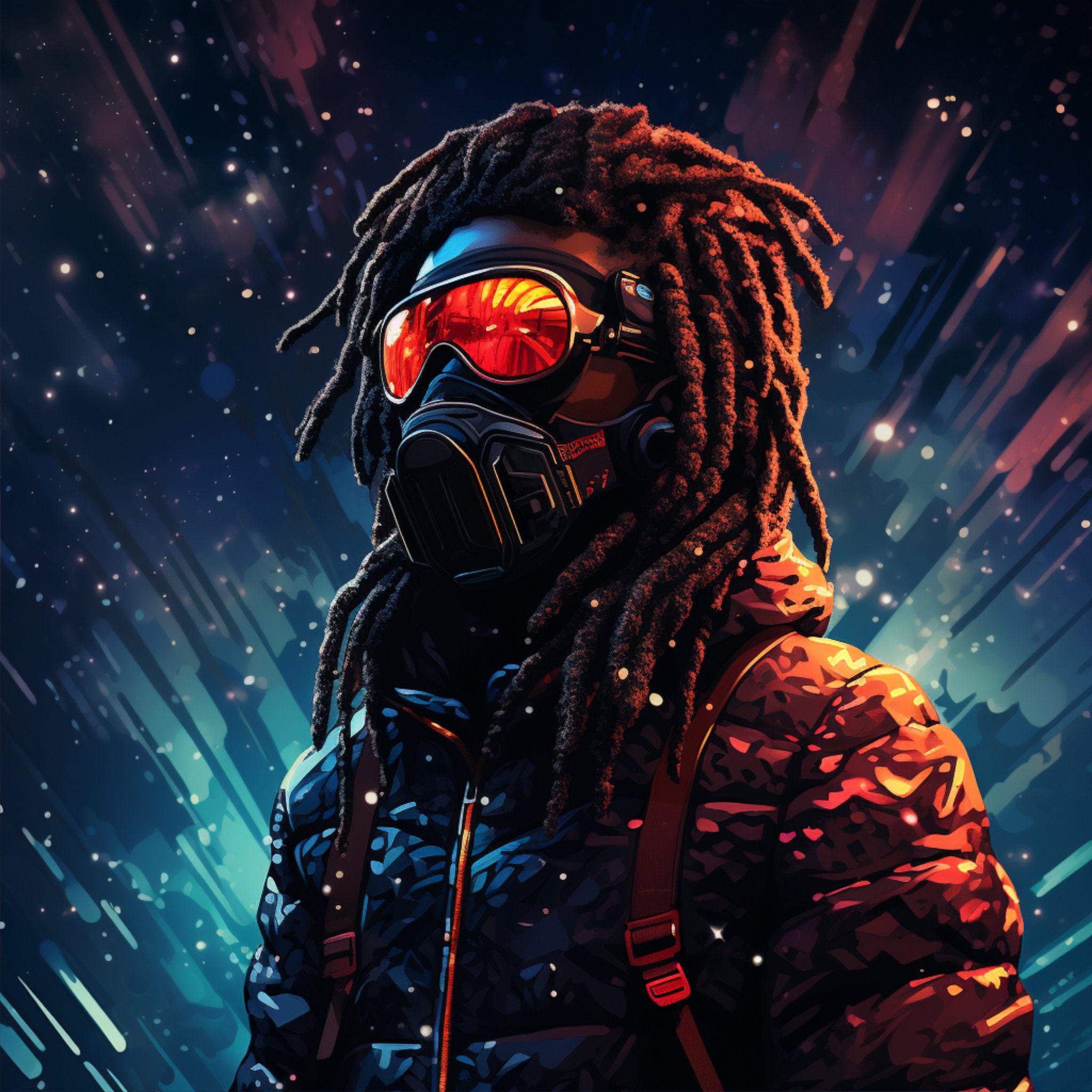 Dubstep Gas Mask Wallpaper