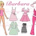 6 Printable Paper Doll Dress up With Clothes - Digital PDF, Dress up ...