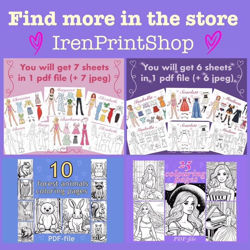 6 Printable Paper Doll Ken Dress up With Clothes - Digital PDF, Dress ...
