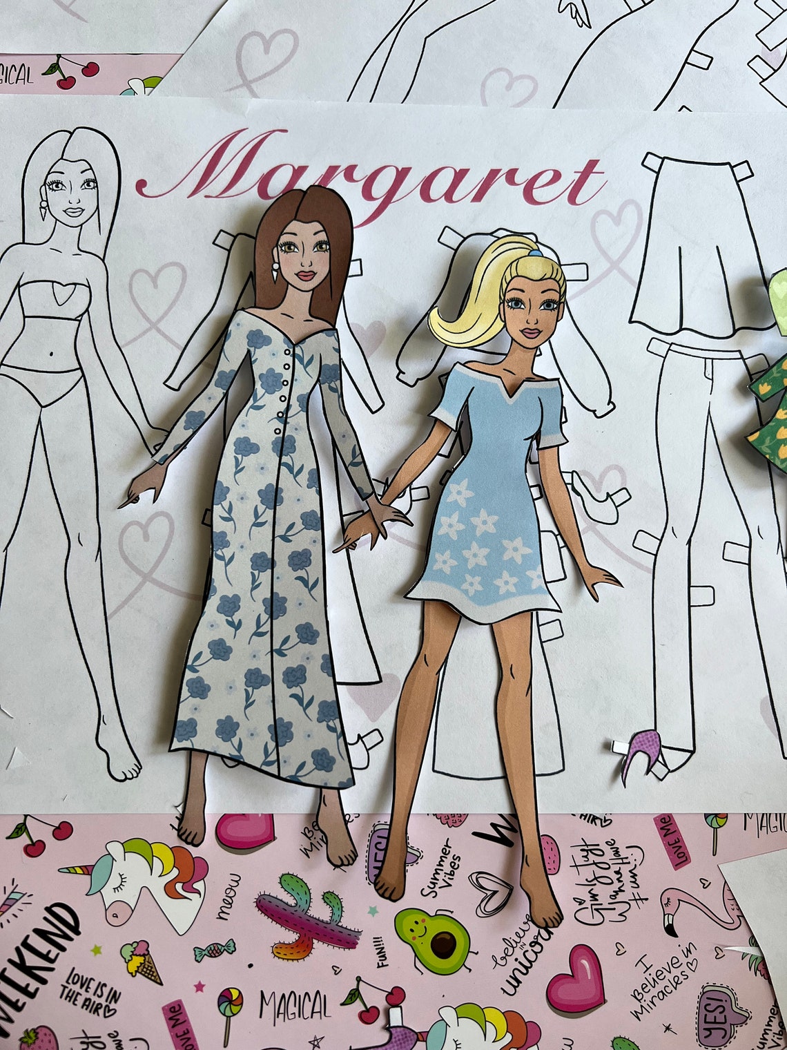 6 Printable Paper Doll Ken Dress up With Clothes Digital PDF, Dress up ...