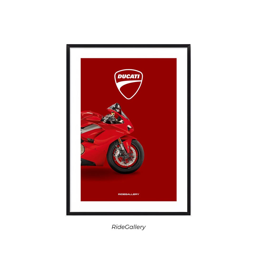 DUCATI PANIGALE V4S 2025 - Motorcycle POSTER Wall Art Digital Download ...