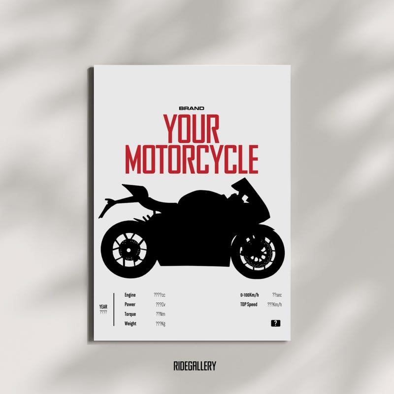 Bmw Motorcycle Posters - Etsy