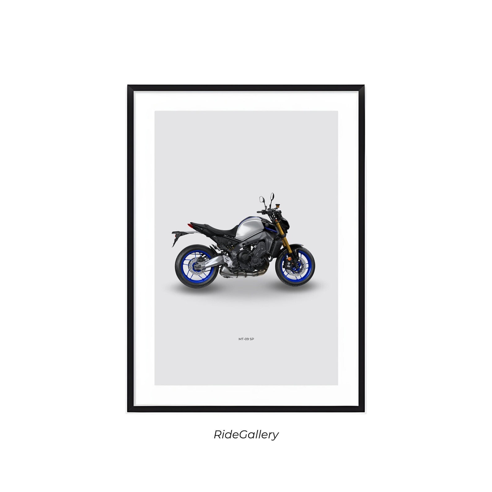 Yamaha MT-09 SP Motorcycle Wall Deco Motor Line Art for A - Etsy