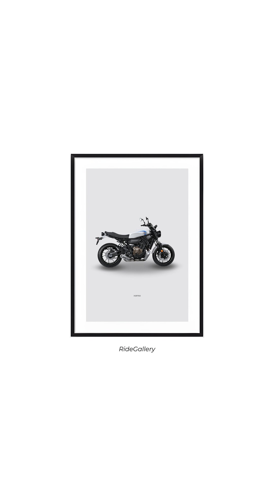 YAMAHA XSR700 - Motorcycle Wall Deco Motor Line Art for A Motorcyclist ...