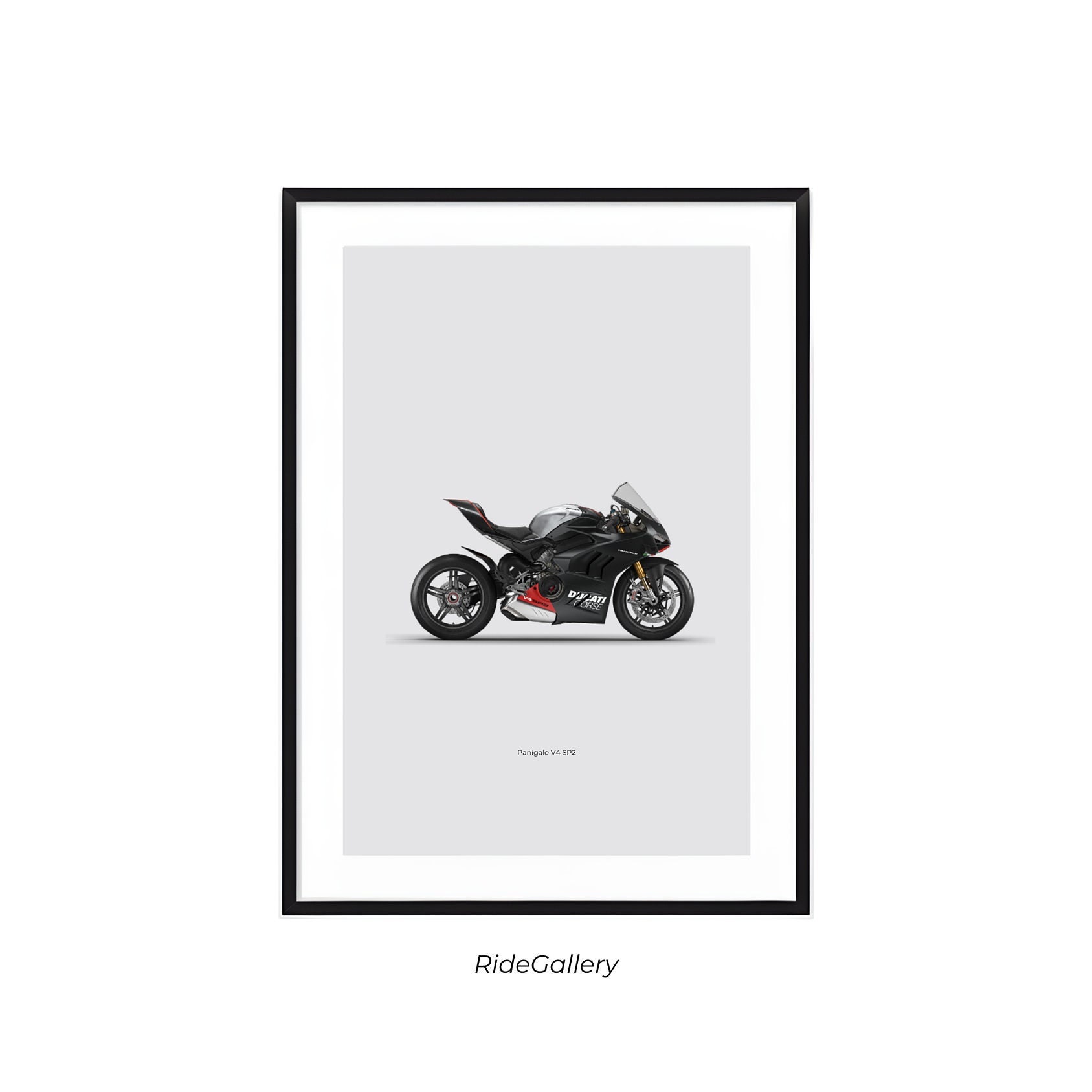 DUCATI PANIGALE V4 SP2 - Motorcycle POSTER Wall Art Digital Download ...