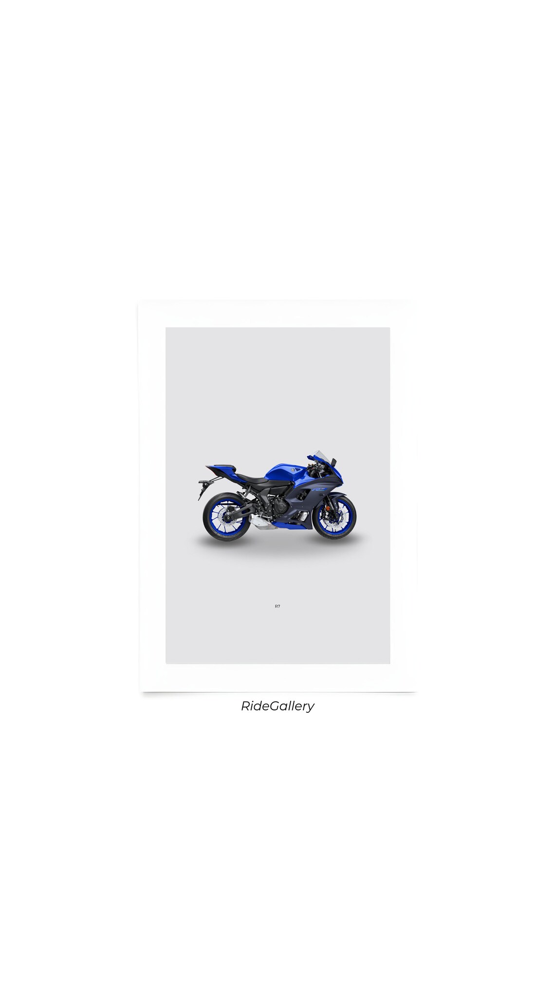 Yamaha R7 Motorcycle Wall Deco Motor Line Art for A - Etsy