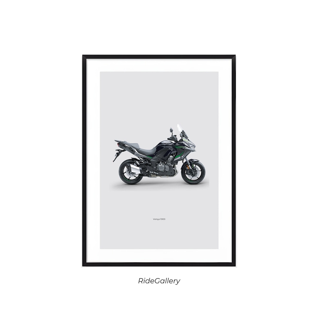 Kawasaki Versys 1000 - Motorcycle Wall Deco Motor Line Art for A ...