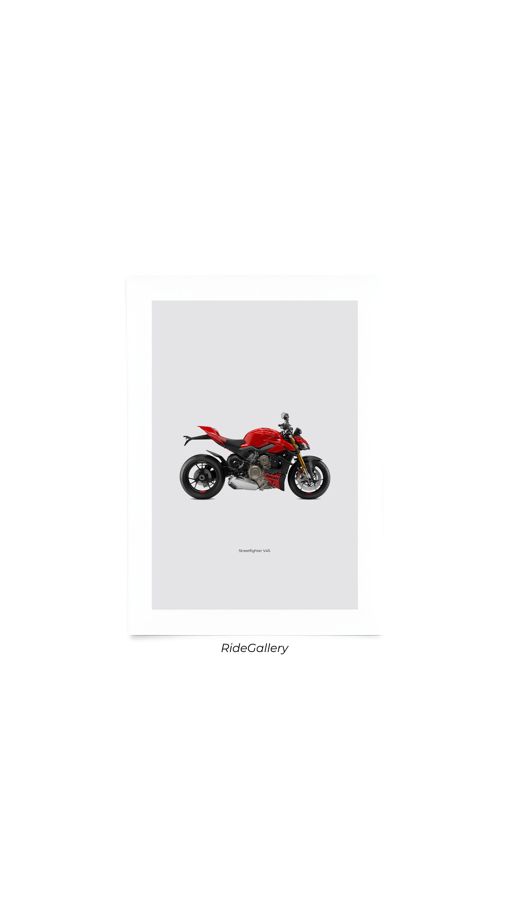 DUCATI Streetfighter V4S Motorcycle Wall Deco Motor Line Art - Etsy UK