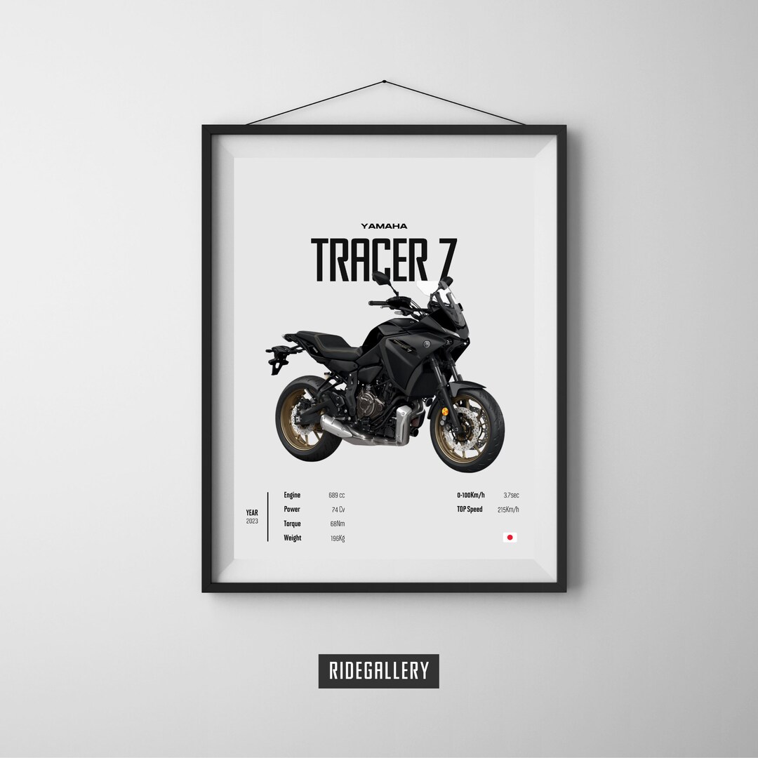 Yamaha Tracer 7 2023 Motorcycle Wall Deco Motor Line Art for - Etsy