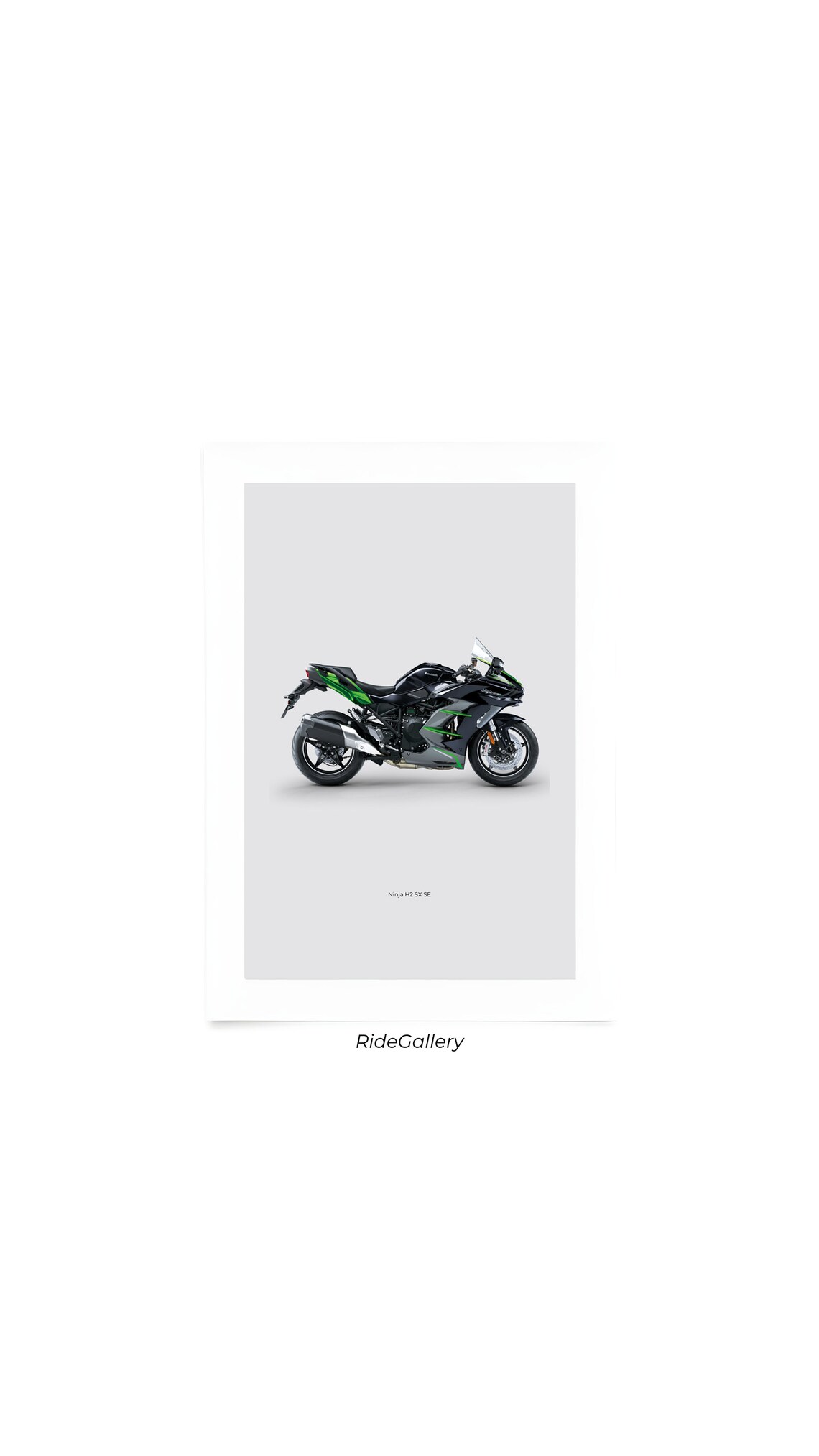 KAWASAKI Ninja H2 SX SE Motorcycle Japanese Poster Wall Art Wall Décor ...