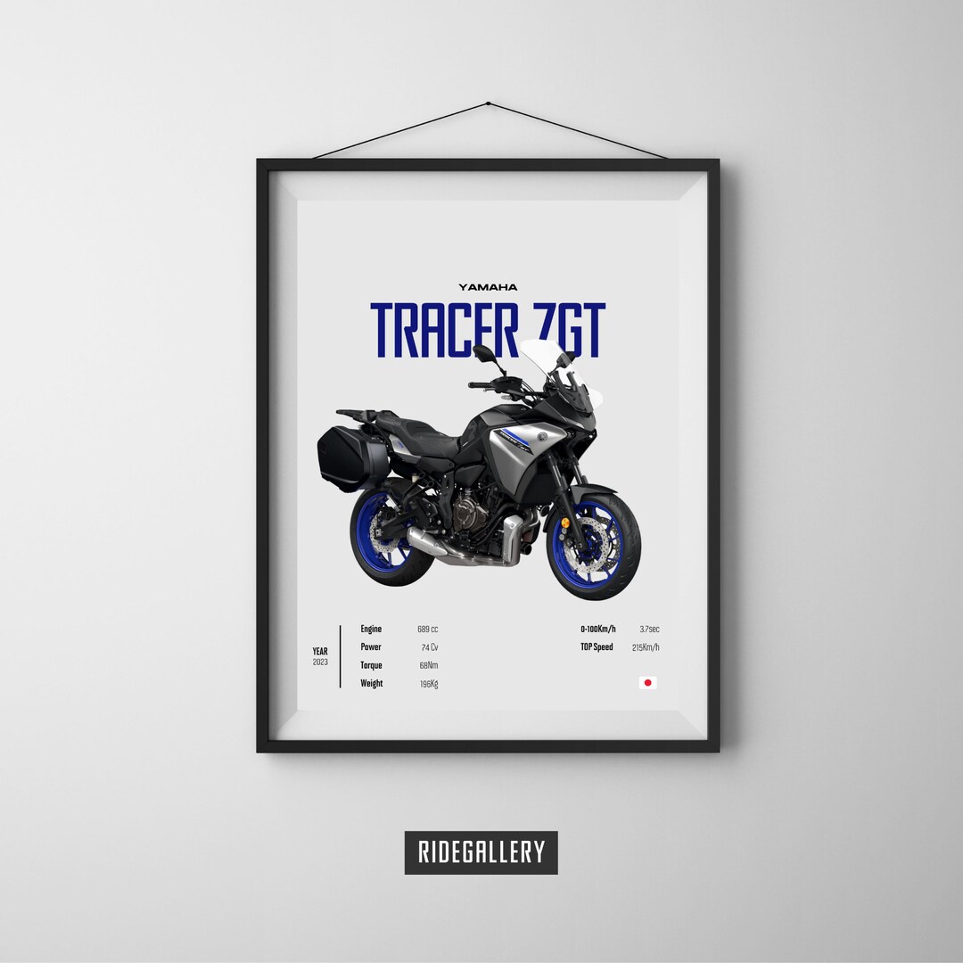 Yamaha Tracer 7 GT 2023 Motorcycle Wall Deco Motor Line Art - Etsy