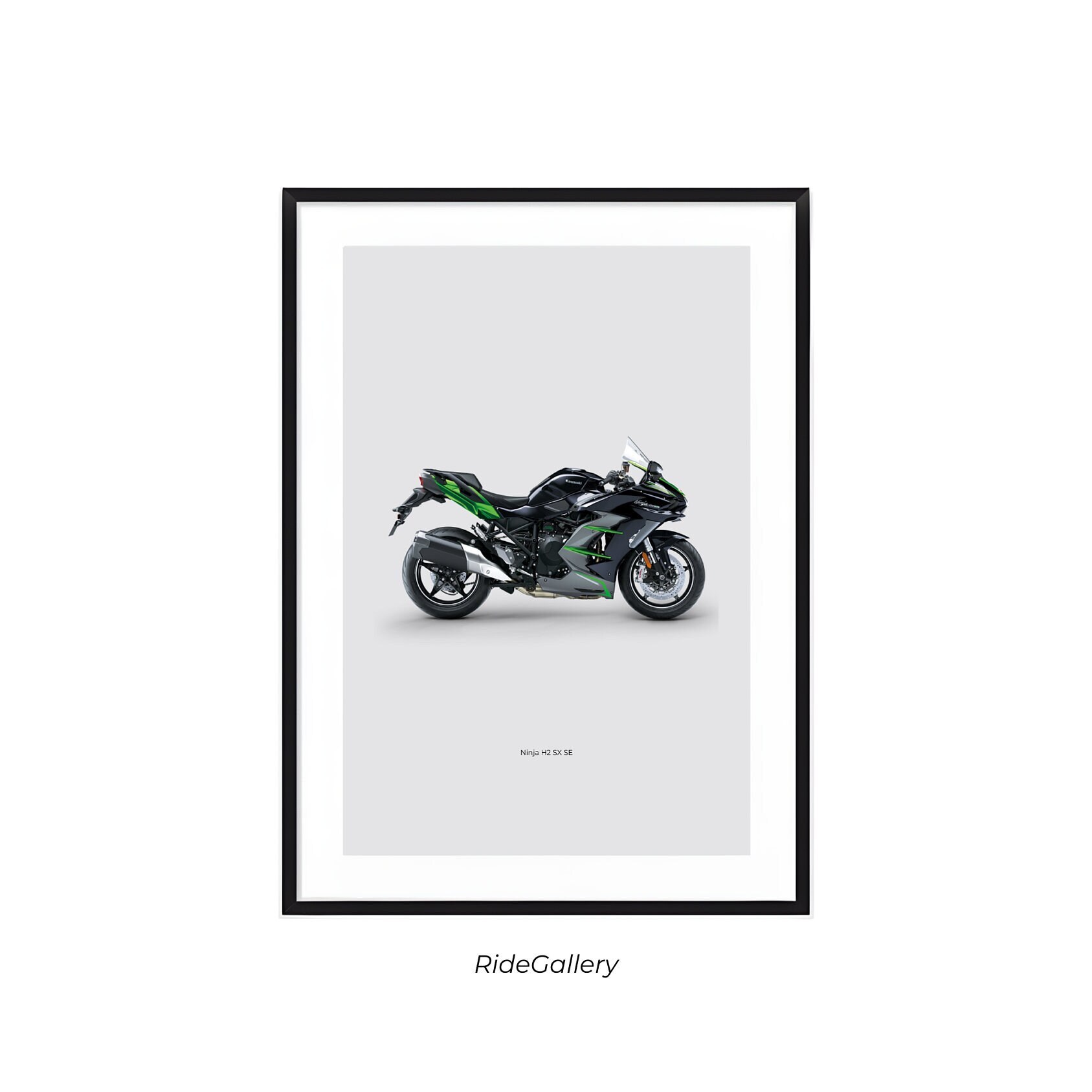 KAWASAKI Ninja H2 SX SE Motorcycle Japanese Poster Wall Art Wall Décor ...