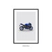 YAMAHA R7 - Motorcycle Wall Deco Motor Line Art for A Motorcyclist ...