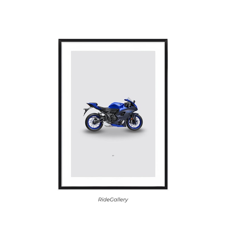 Yamaha R7 Motorcycle Wall Deco Motor Line Art for A - Etsy