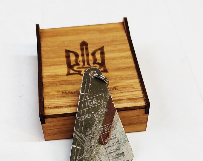 Keychain Made of SU25 Aircraft Skin.gift for Him.keychain From SU25 ...