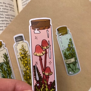 Aesthetic Plant Sticker Pack | 4pc Herb Sticker Pack | Witchcore ...