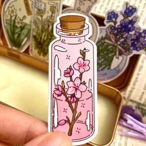 Flower Potion Sticker Pack: Cottagecore Planner Stickers - Etsy