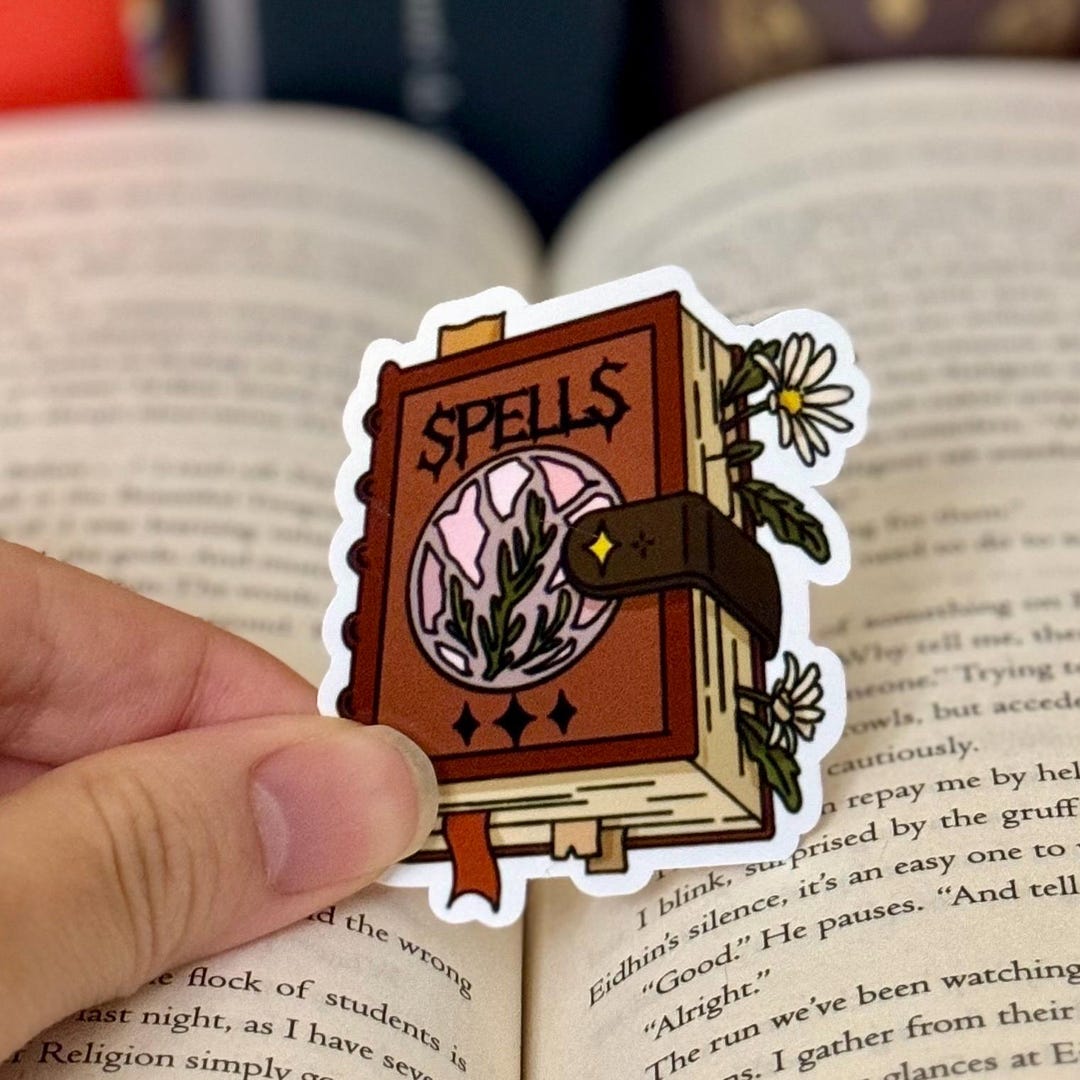 Spellbook Sticker | Witchcore Sticker | Journal Stickers, Scrapbook ...