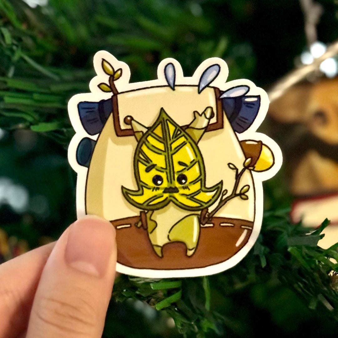 Korok Sticker | Zelda Sticker, Scrapbook Sticker, Herbology Sticker ...
