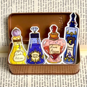 Potion Sticker Bundle: Witchcore Apothecary Stickers [4pc] - Etsy