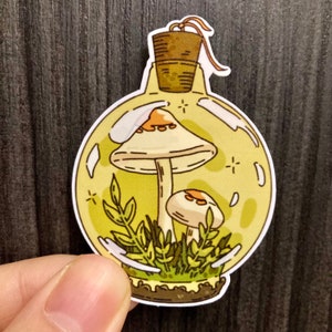 Mushroom Sticker Bundle: Witchcore Cottagecore Planner Stickers - Etsy