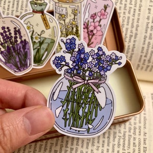 Flower Potion Sticker Pack: Cottagecore Planner Stickers - Etsy