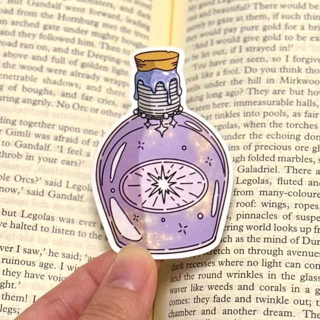 Starlight Bottle Sticker | Cosmic Sticker | Journal Stickers, Scrapbook ...