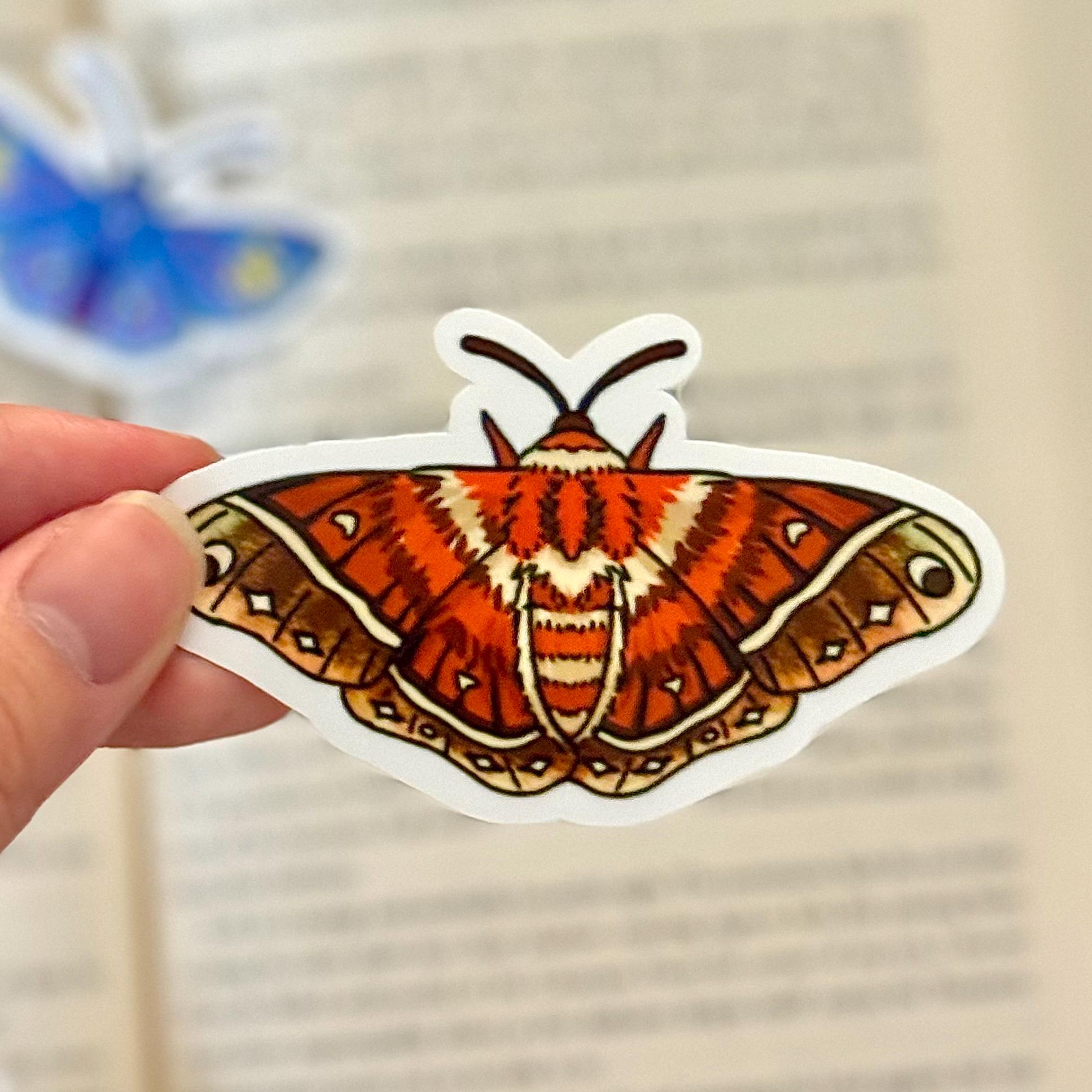 Moth Aesthetic Sticker Pack | 4pc Moth Sticker Pack | Witchcore Sticker ...