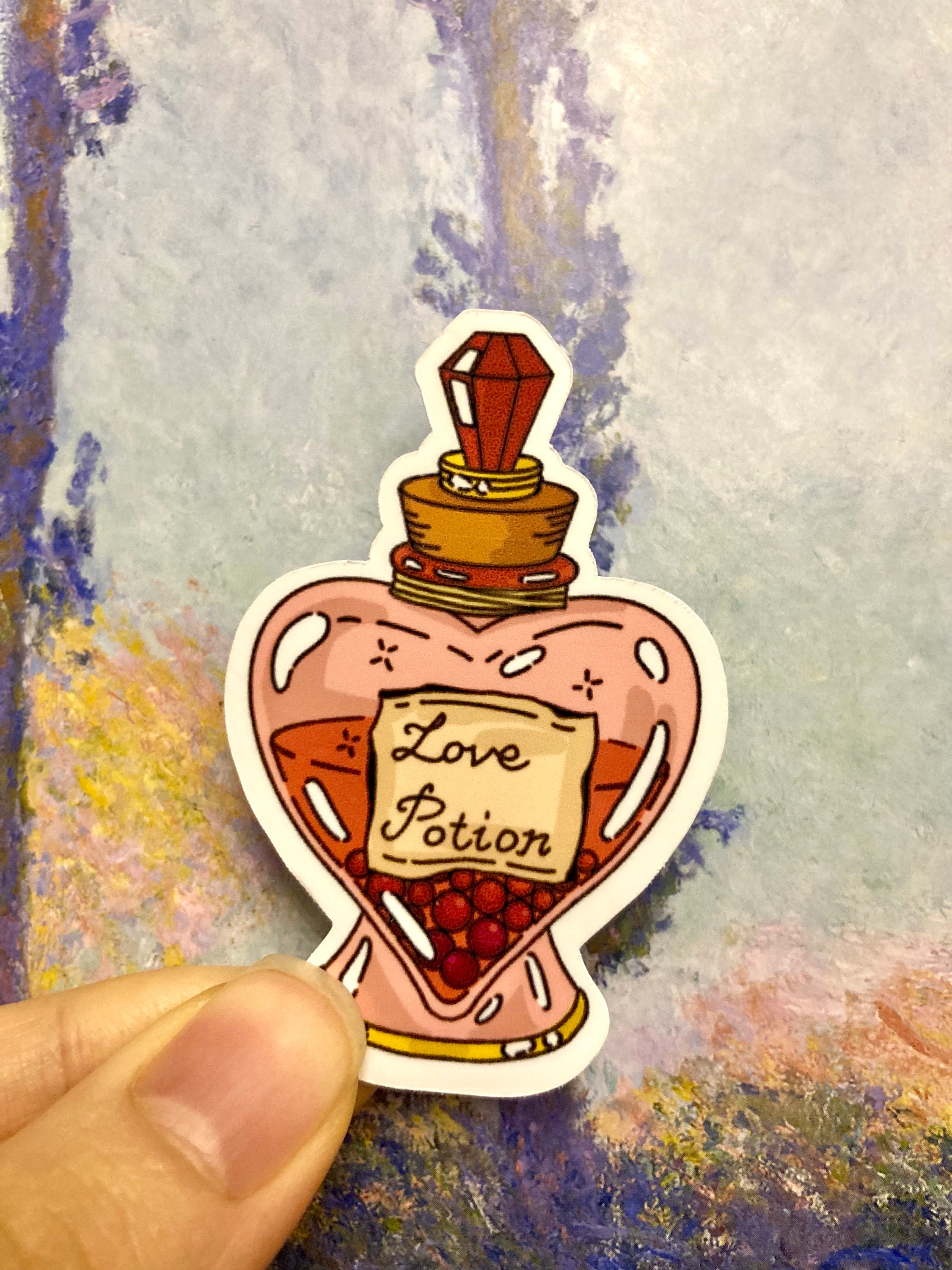 Love Potion Sticker Witchcore Sticker Apothecary Sticker Magic Sticker ...