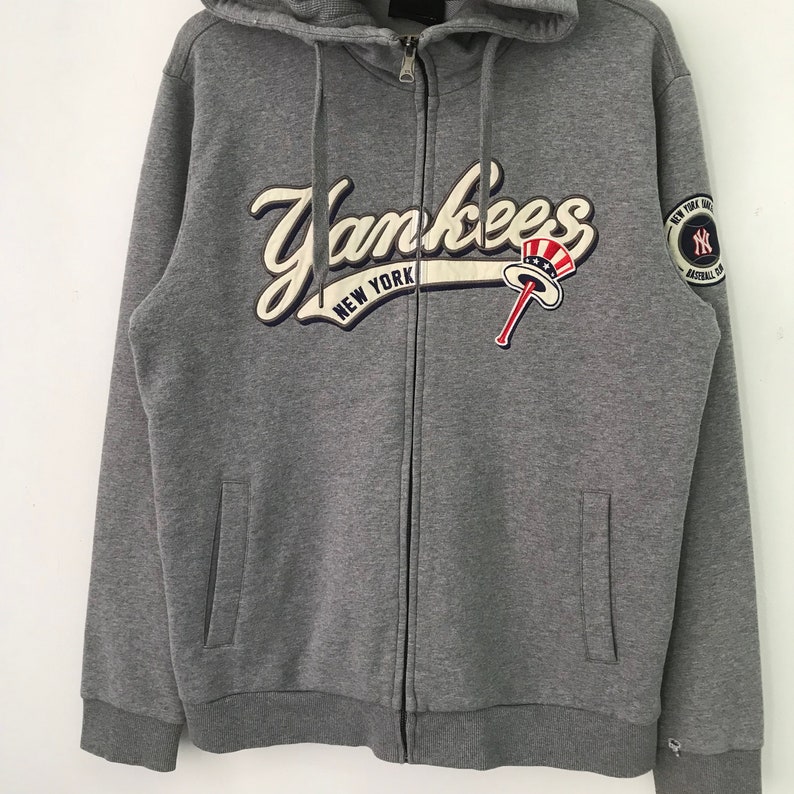 Vintage New York Yankees Gray Sweater Medium New York NY Yankees ...