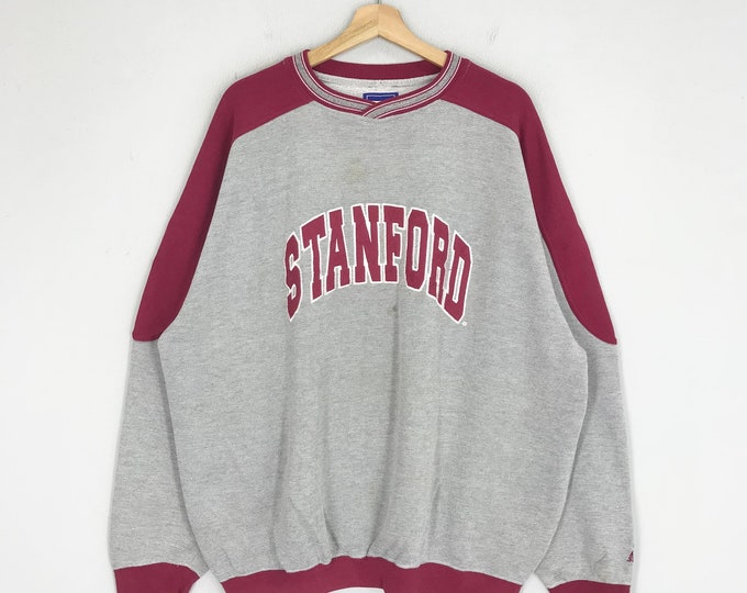 Vintage Stanford University Gray Sweatshirt Xlarge Stanford Cardinals ...