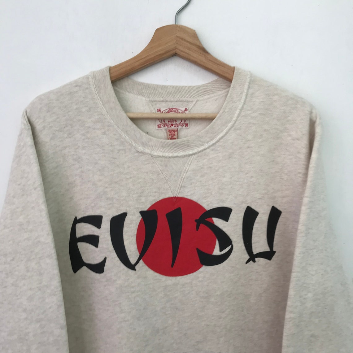 Vintage Evisu Japan Sweatshirt Medium Evisu Japanese Designer Spell Out ...