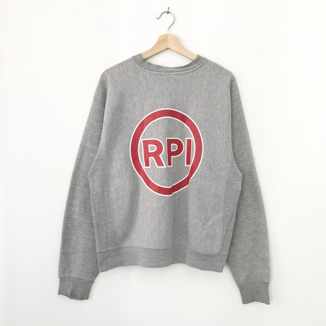 Vintage Rensselaer Polytechnic Institute Gray Sweatshirt Medium ...