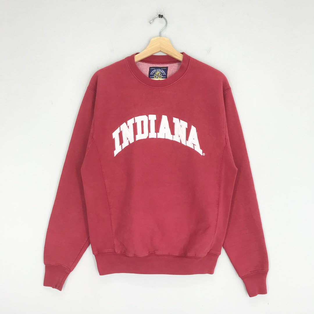 Vintage Indiana University Red Sweatshirt Medium Indiana Sweater ...