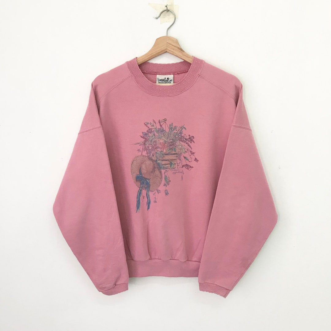 Vintage Northern Reflections Graphic Pink Sweatshirt Large Northern ...