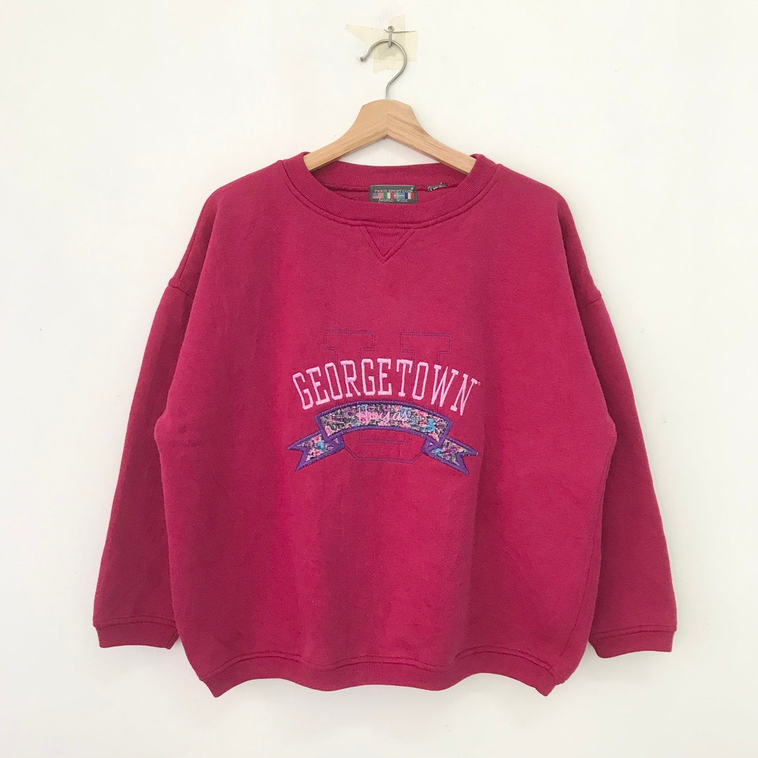 Vintage Georgetown University Sweatshirt Large Georgetown Hoyas Ncaa ...