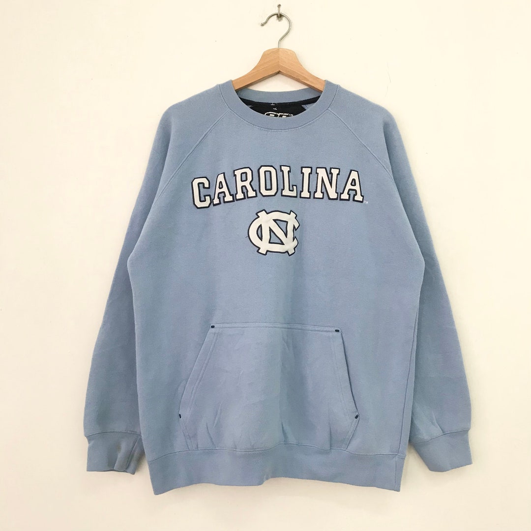 Vintage Y2K North Carolina Tar Heels Ncaa Blue Sweatshirt Medium UNC ...