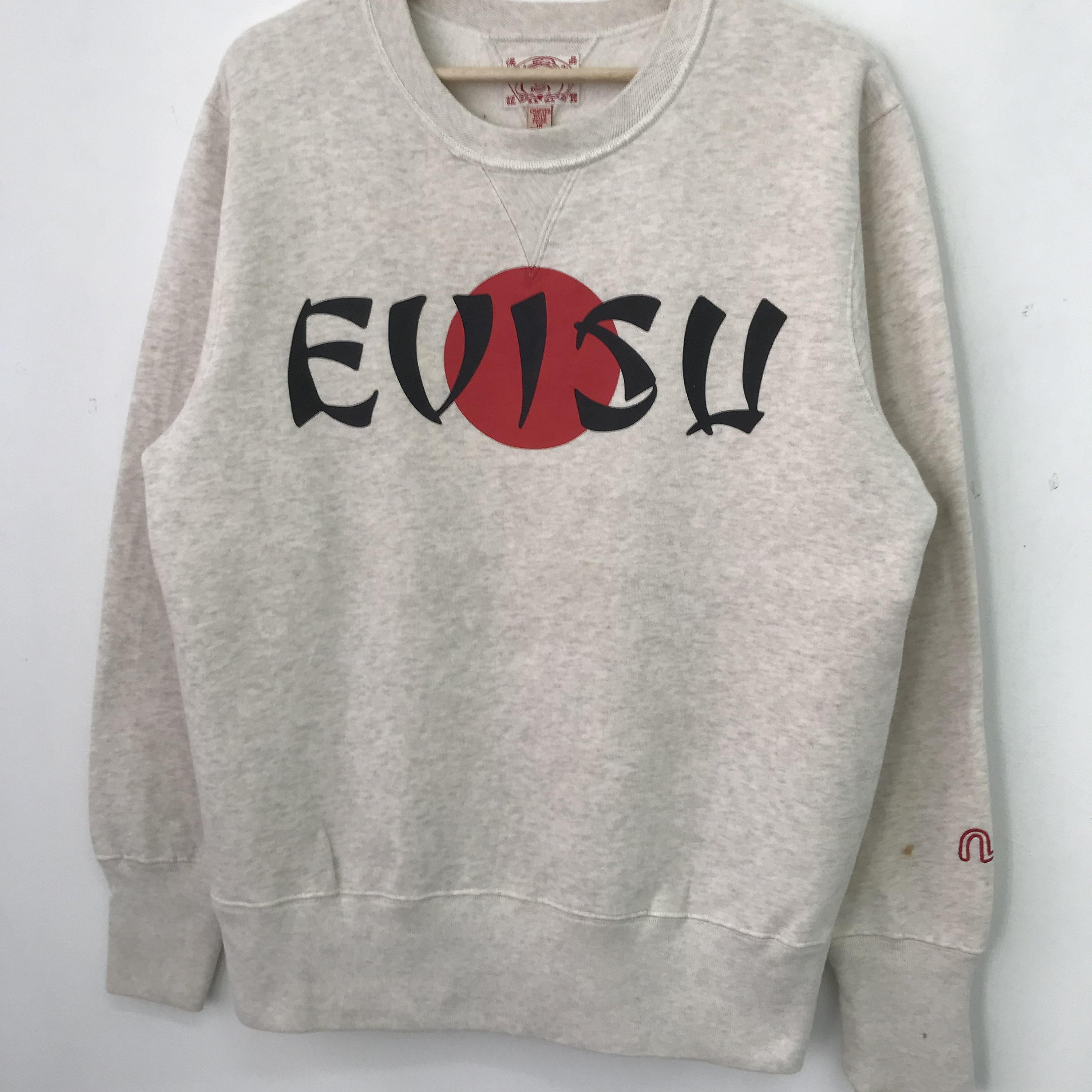 Vintage Evisu Japan Sweatshirt Medium Evisu Japanese Designer Spell Out ...
