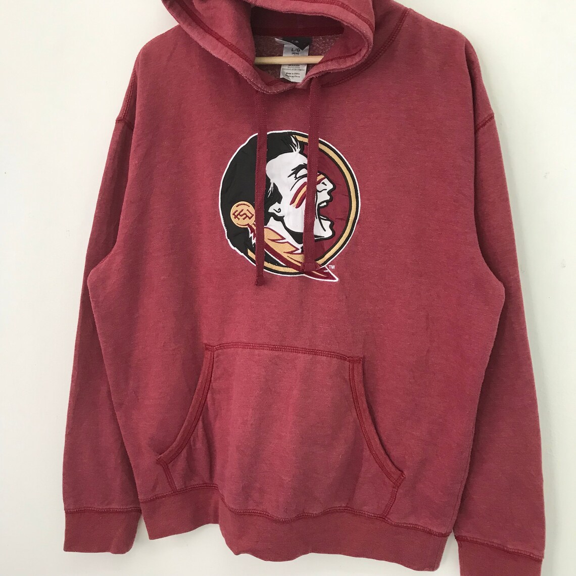 Vintage Florida State University Maroon Sweater Florida State Spell Out ...